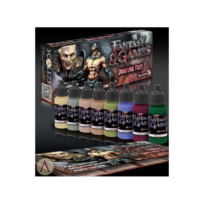 Scale 75: Scalecolor - Unnatural Flesh Paint Set
