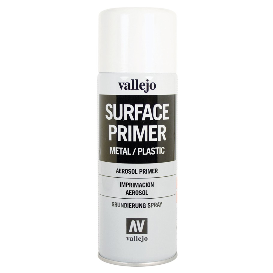 Vallejo: Aerosol Primer - White (400ml)