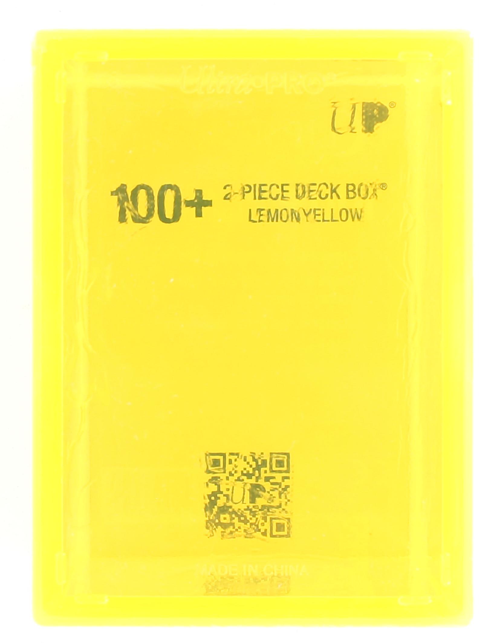 Ultra Pro Deck Box: Eclipse Lemon Yellow (100)