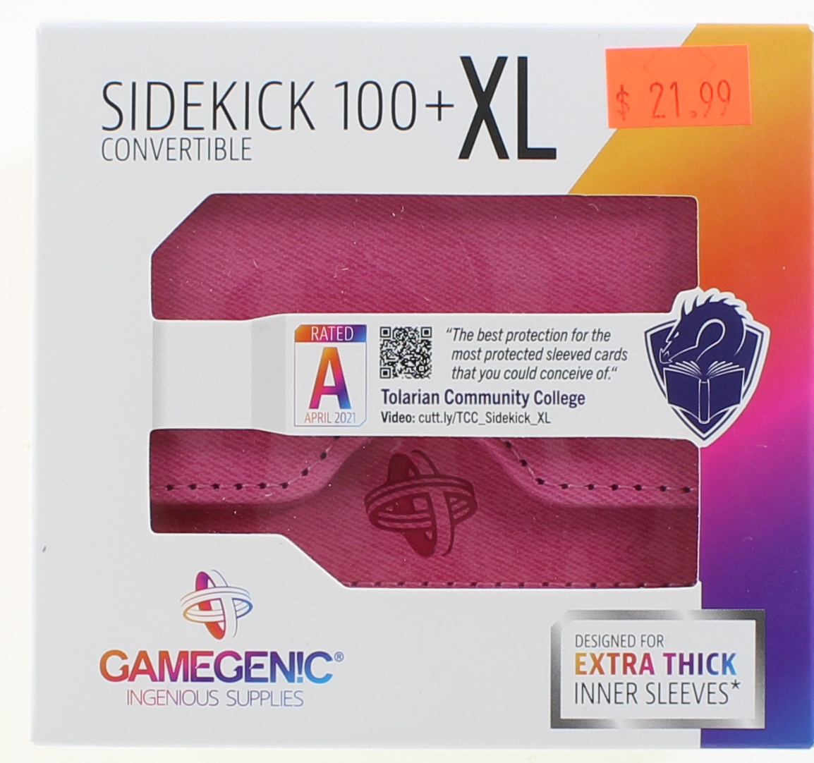 Gamegenic: 100+ Convertible Sidekick - Pink