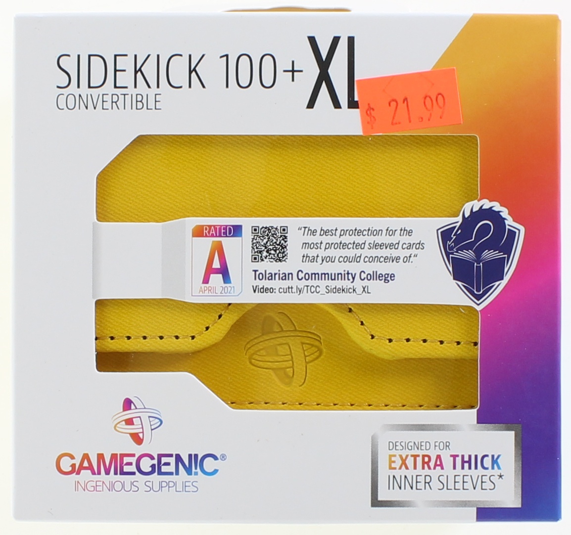 Gamegenic: 100+ Convertible Sidekick - Yellow