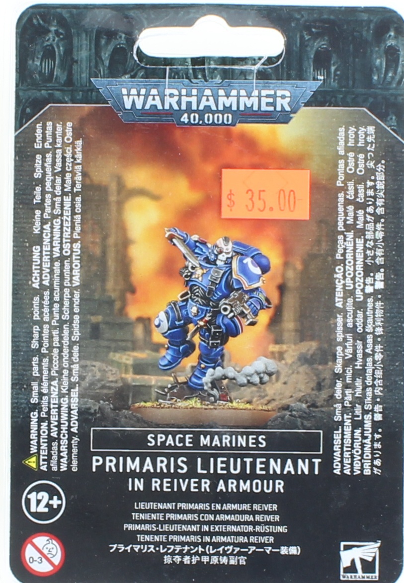 Warhammer 40K: Space Marines - Primaris Lieutenant In Reiver Armour