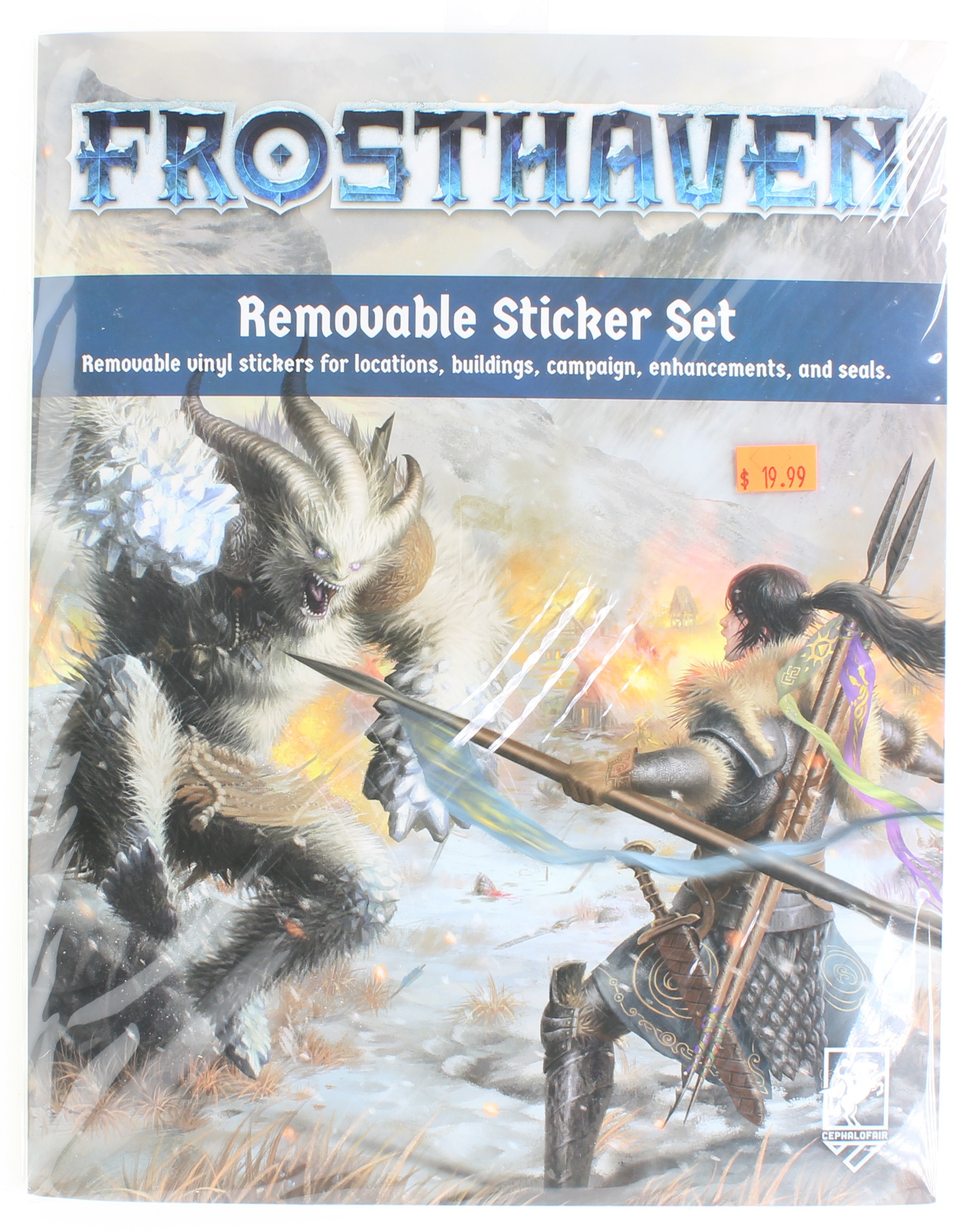 Frosthaven Removable Stickers Set